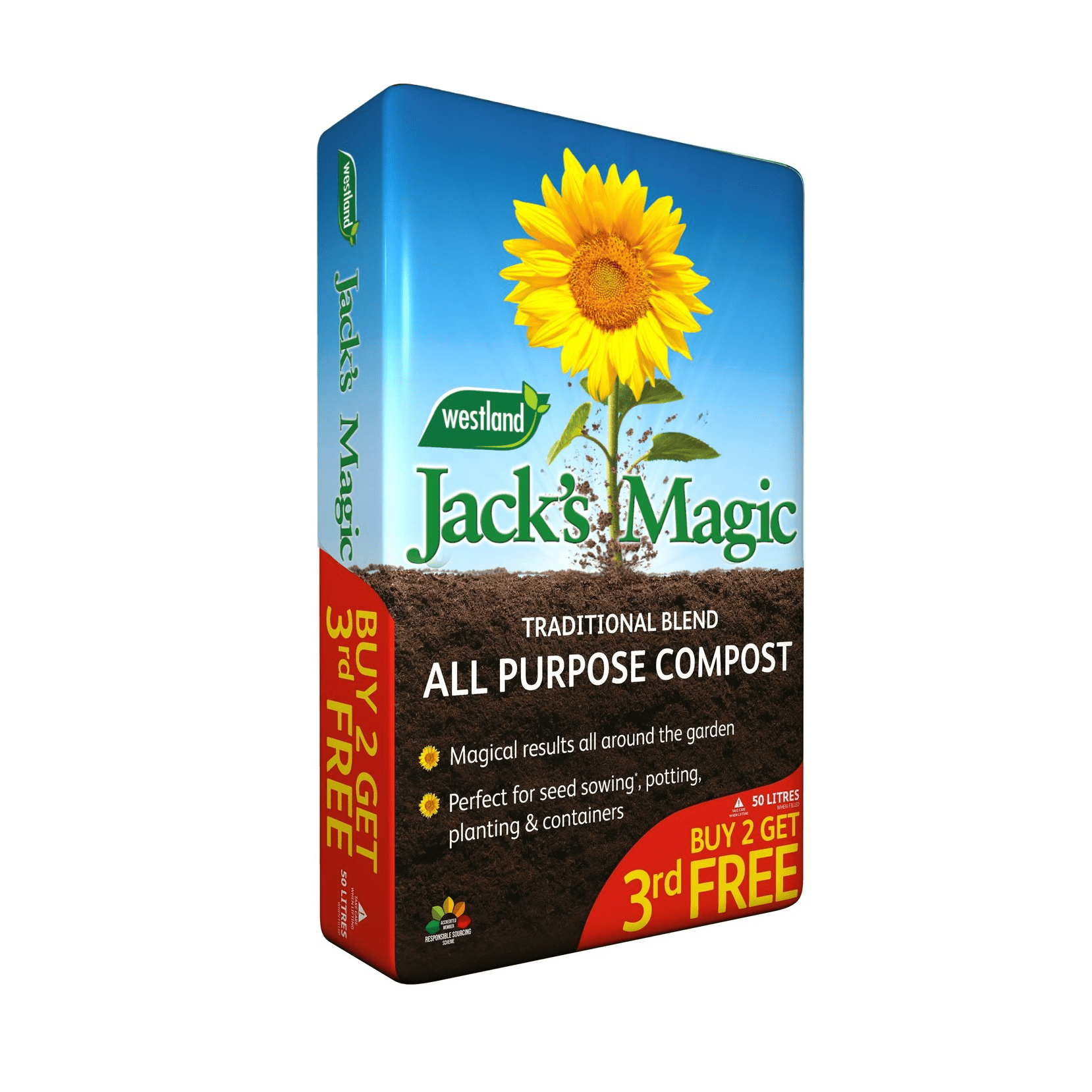 Westland Jacks Magic All Purpose Compost 50L