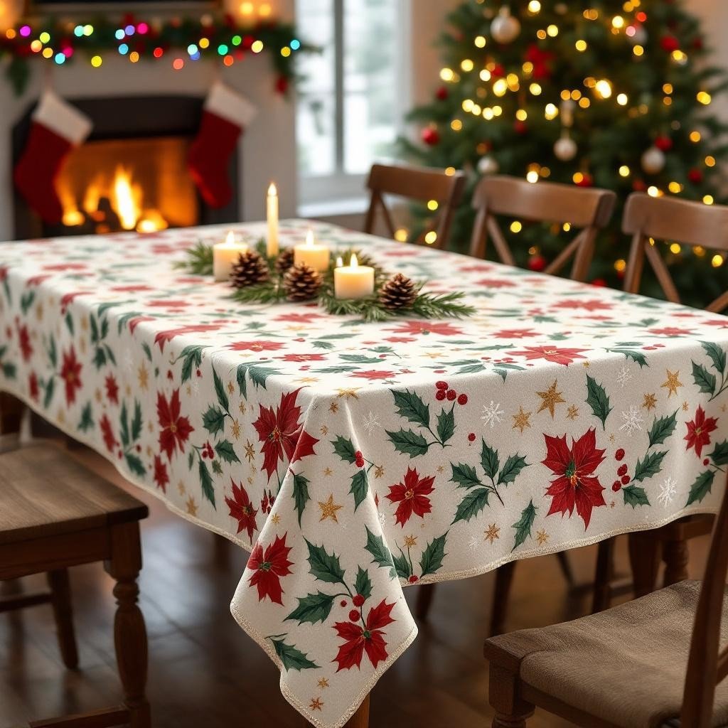 Christmas Tablecloths, Runners & Napkins | Festive Dining | Beattys.ie ...