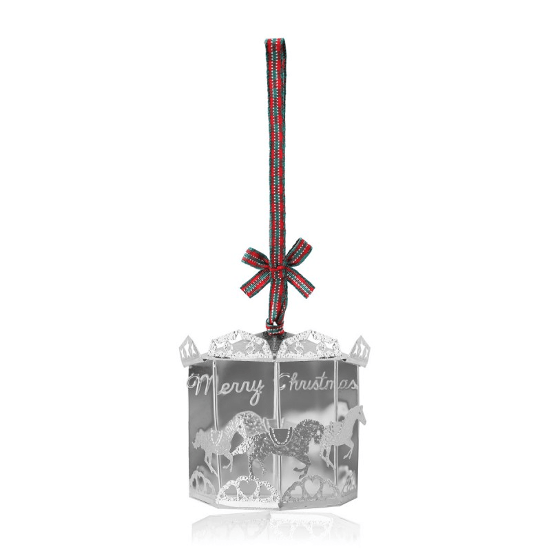 TIPPERARY CRYSTAL Carousel Heirloom Christmas Decoration