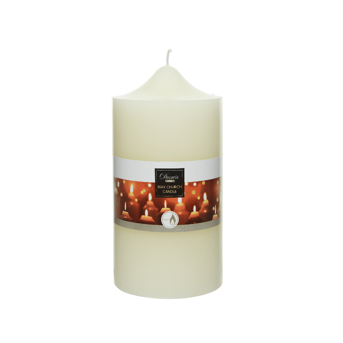 Decoris Wax Church Candle 20 x 10cm