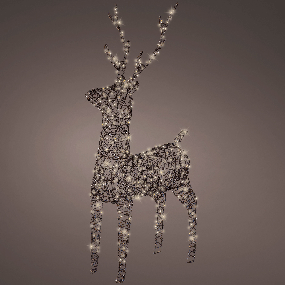 Lumineo Micro LED Wicker Reindeer 160cm