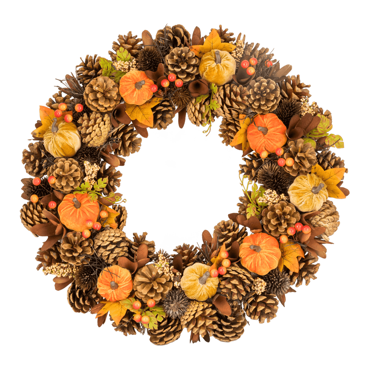 Extra Large Autumn Wreath 52 x 52 x 10cm – Beattys of Loughrea