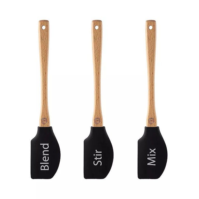 Masterchef Pack of 3 Silicone Spatula Set
