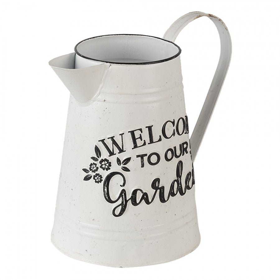 Decoration Can 26 x 17 x 25cm White Metal – Beattys of Loughrea