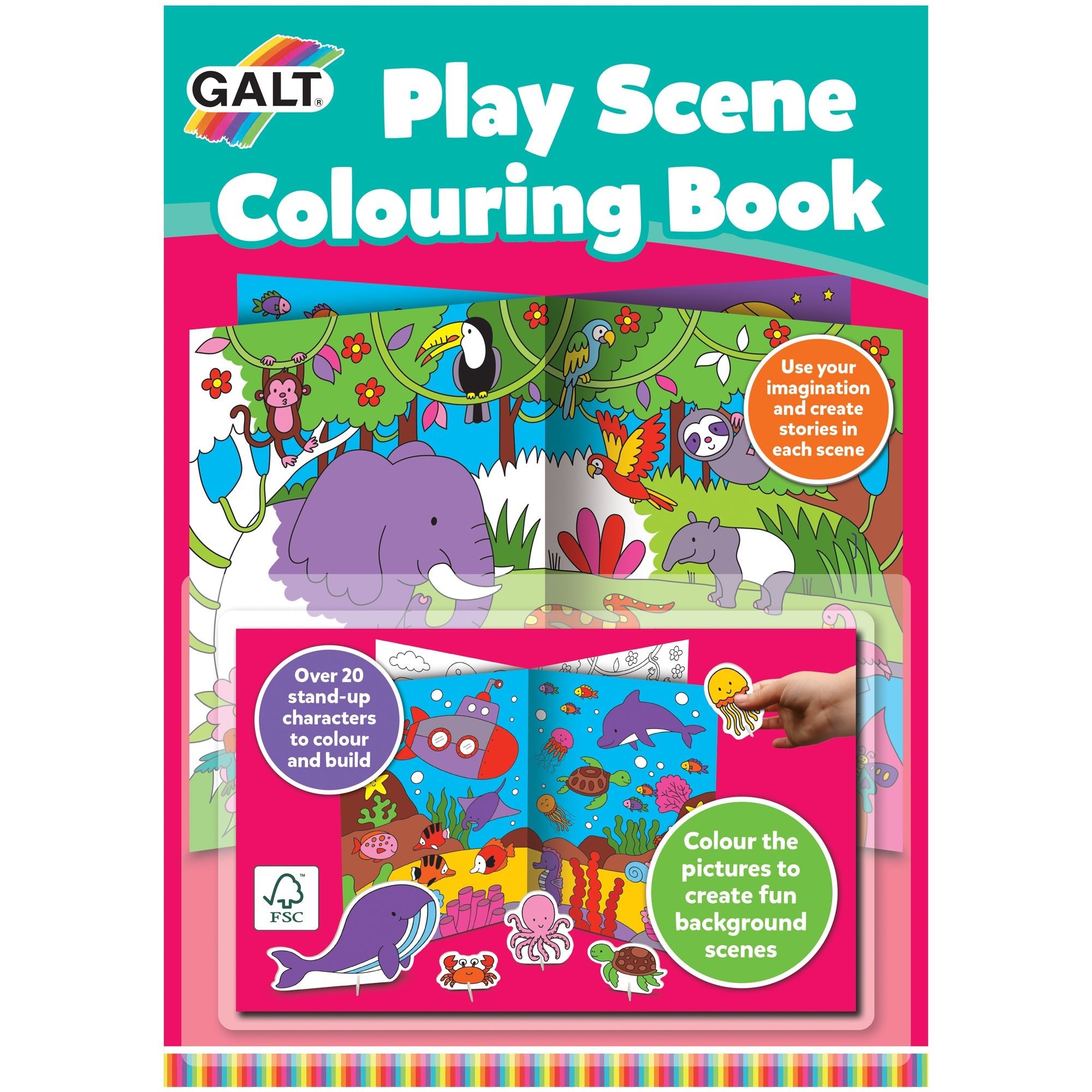 Playscene Colouring Book