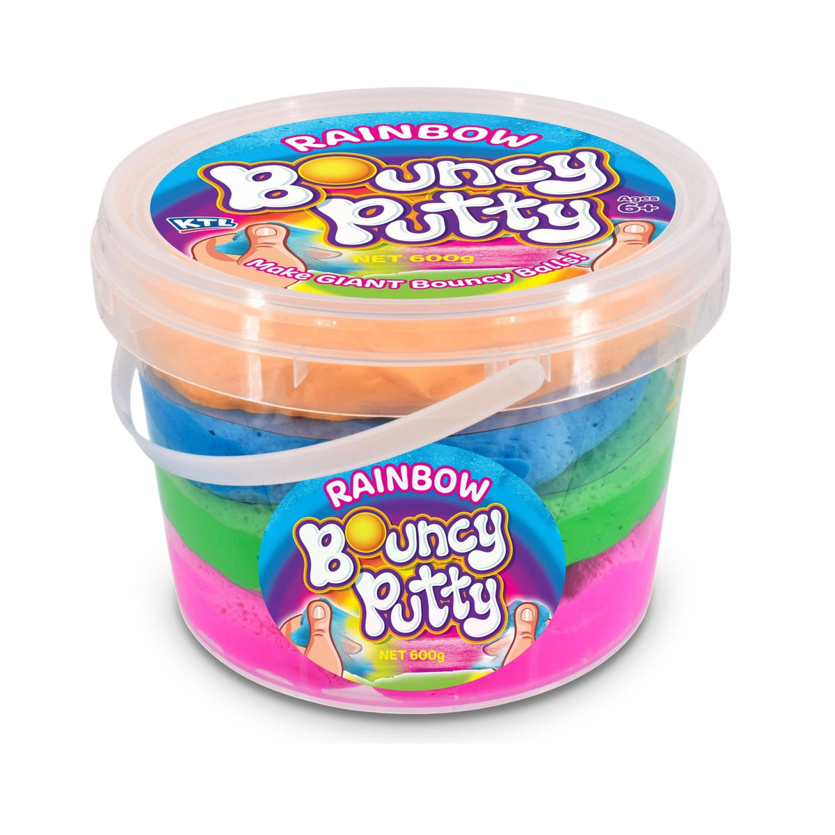 600g Rainbow Bouncing Putty Tub – Beattys of Loughrea