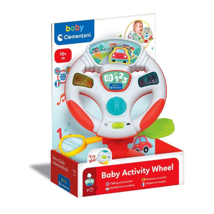 Baby Clementoni Activity Wheel – Beattys of Loughrea