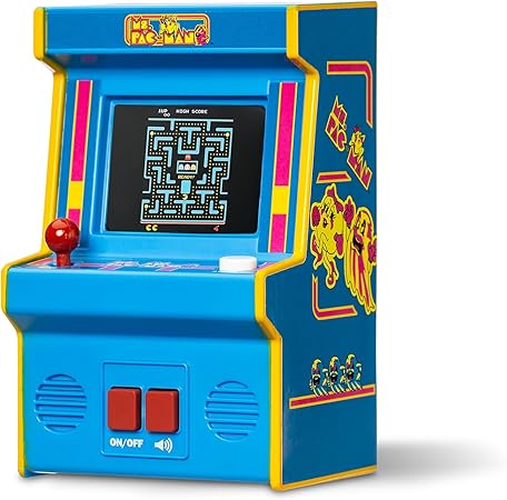 Arcade Classics Ms. Pac-Man - Retro Mini Arcade Game