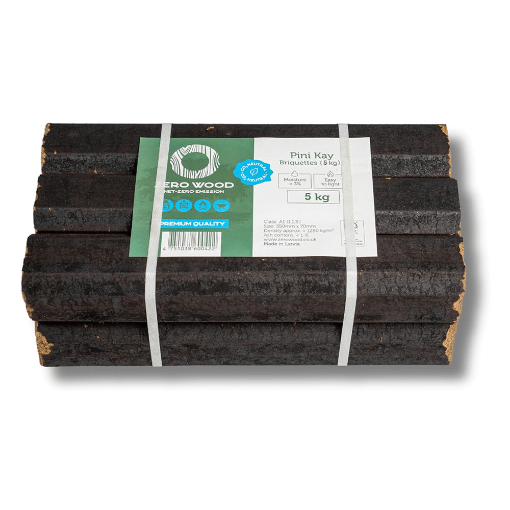 Zero Wood oak Heat Log Briquettes - 5kg – Beattys of Loughrea