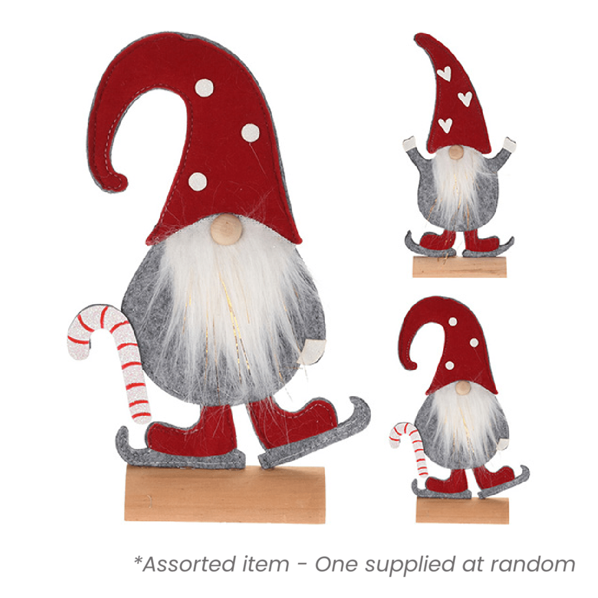 Wood & Felt Christmas Gonk 24cm* – Beattys of Loughrea
