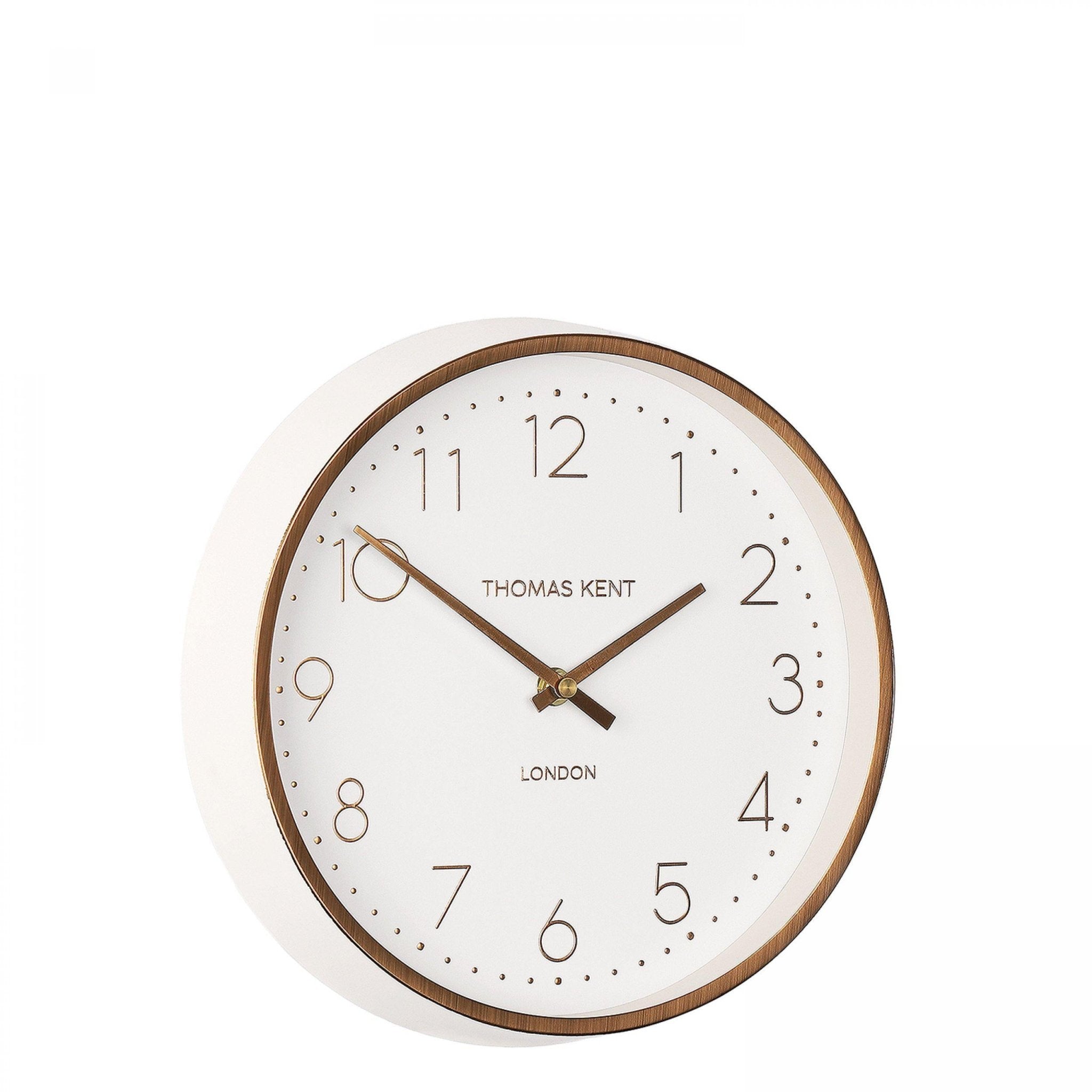 Thomas Kent 10'' Hampton Wall Clock Porcelain