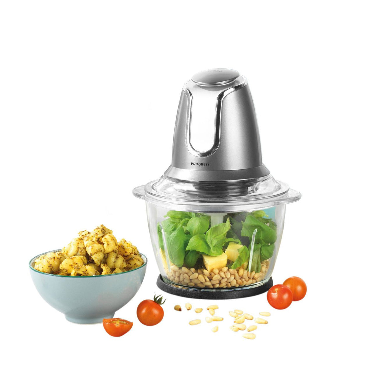 Progress Lunar Electric Glass Food Chopper, 1.2 L, Gun Metal – Beattys ...