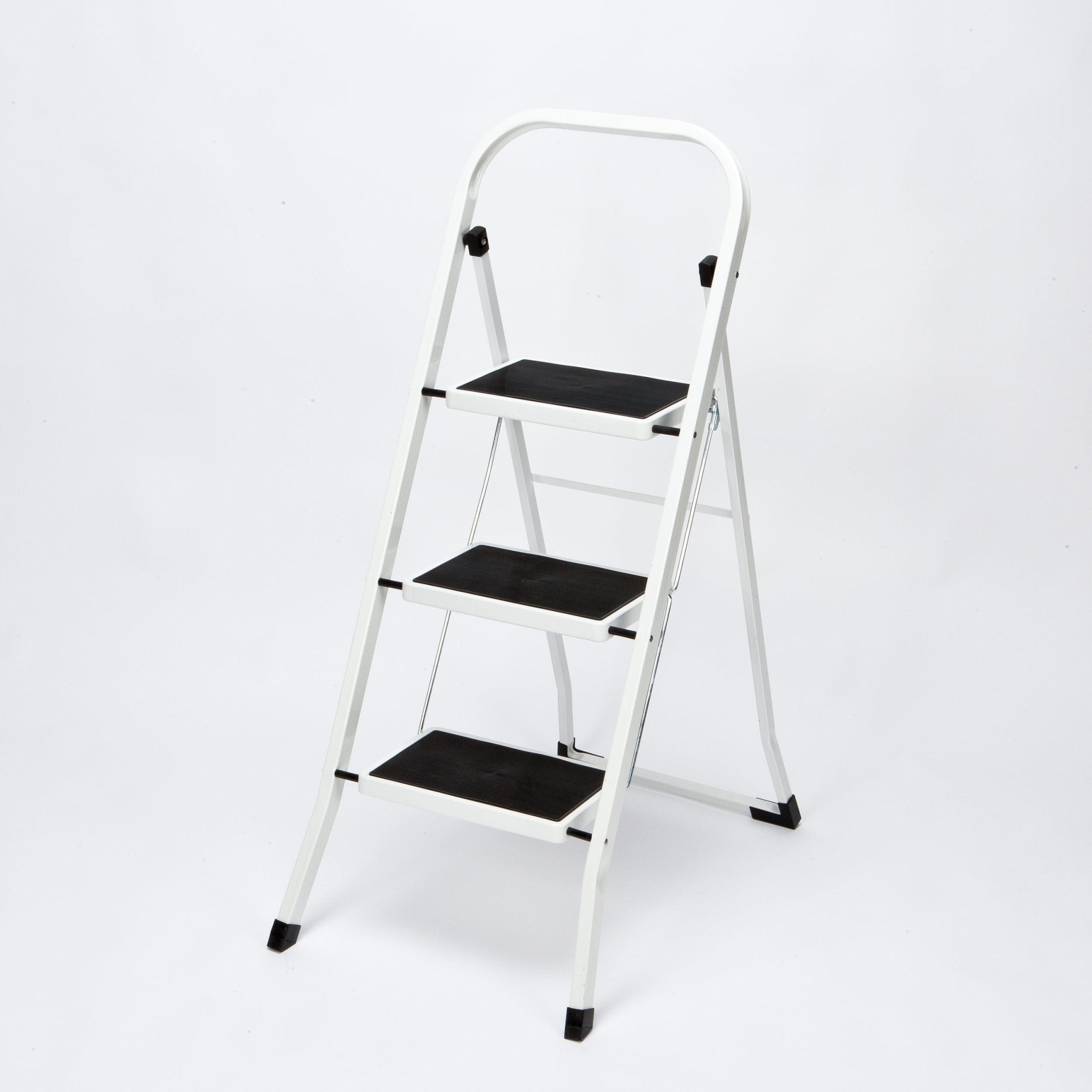 Highlands Non-Slip 3 Step Metal Step Ladder