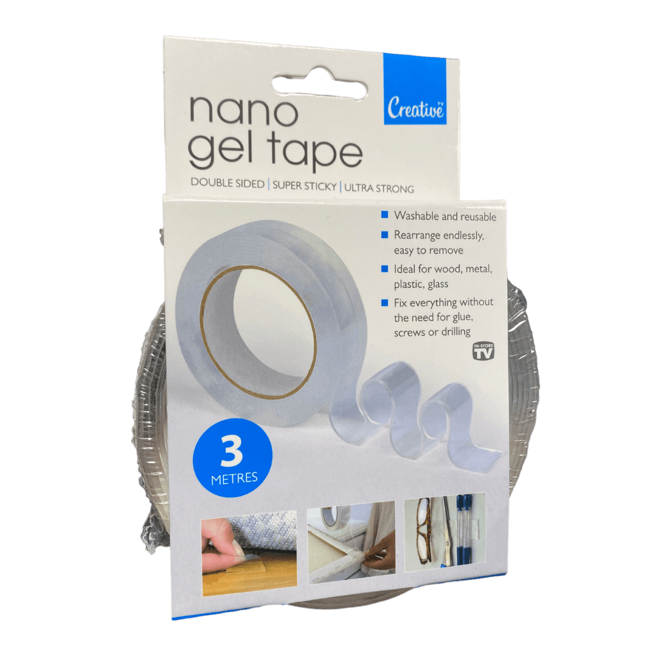 Nano Gel Double Sided Tape 3m