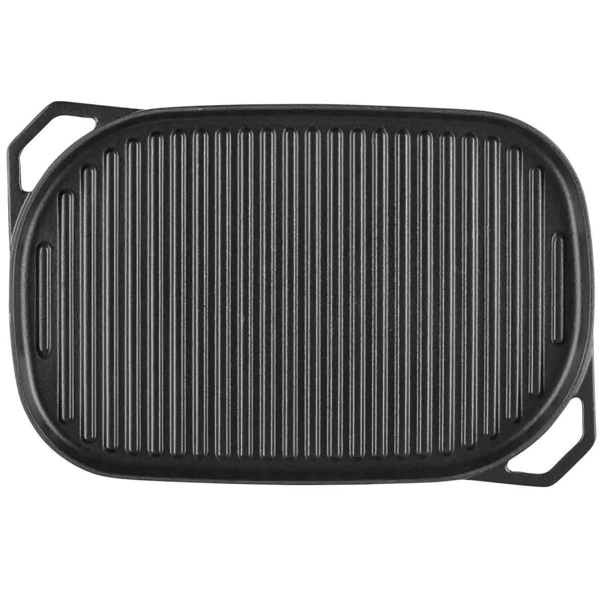 Fissler Cast Iron Rectangular Grill Plate With Handles – Beattys of ...