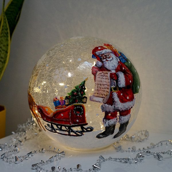 Santa LightSphere with Timer 20cm – Beattys of Loughrea