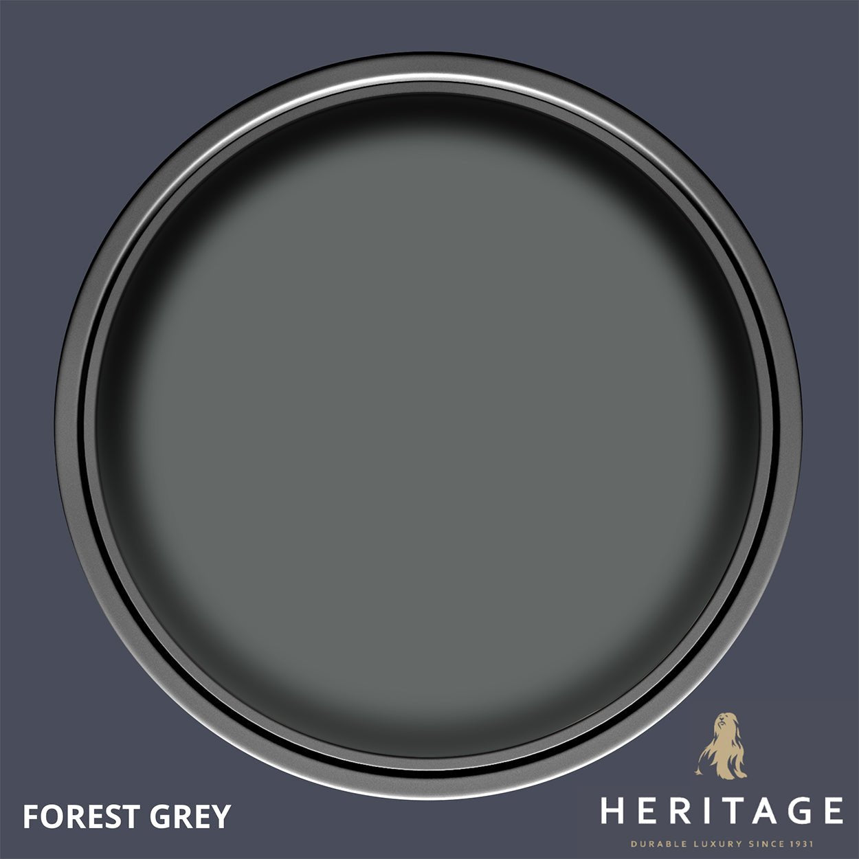 Dulux Heritage Velvet Matt Forest Grey 5L