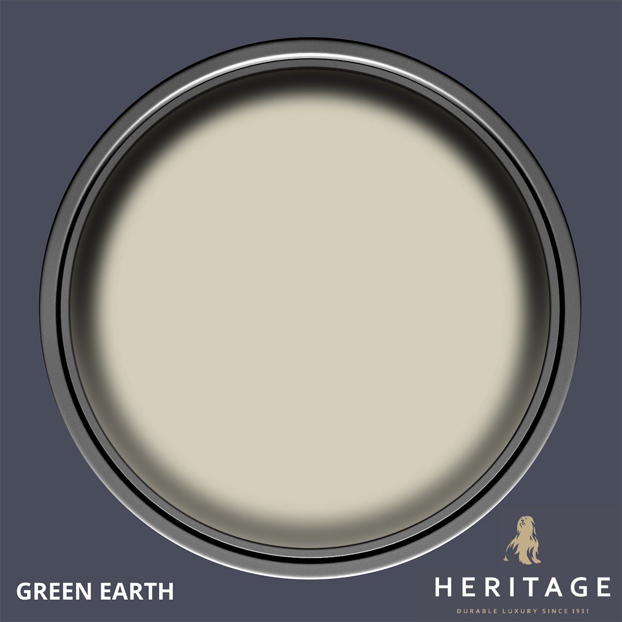 Dulux Heritage Eggshell Green Earth 750Ml